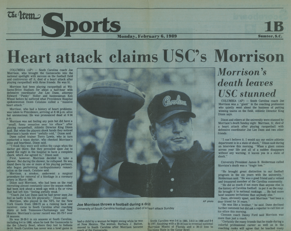 Guest Post: The Death of Joe Morrison, 28 Years Later – The Rubber ...